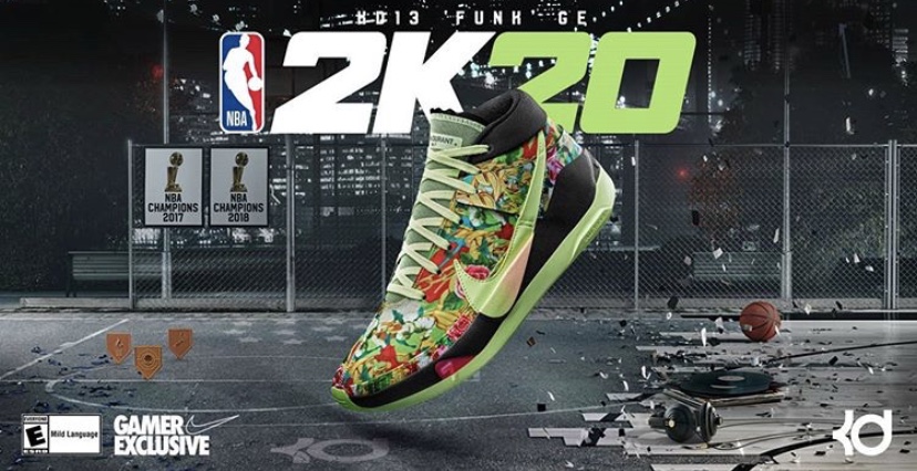 NBA 2K20 x ナイキ KD13 “ファンク” GE 登場！ | 8469スニーカーズ